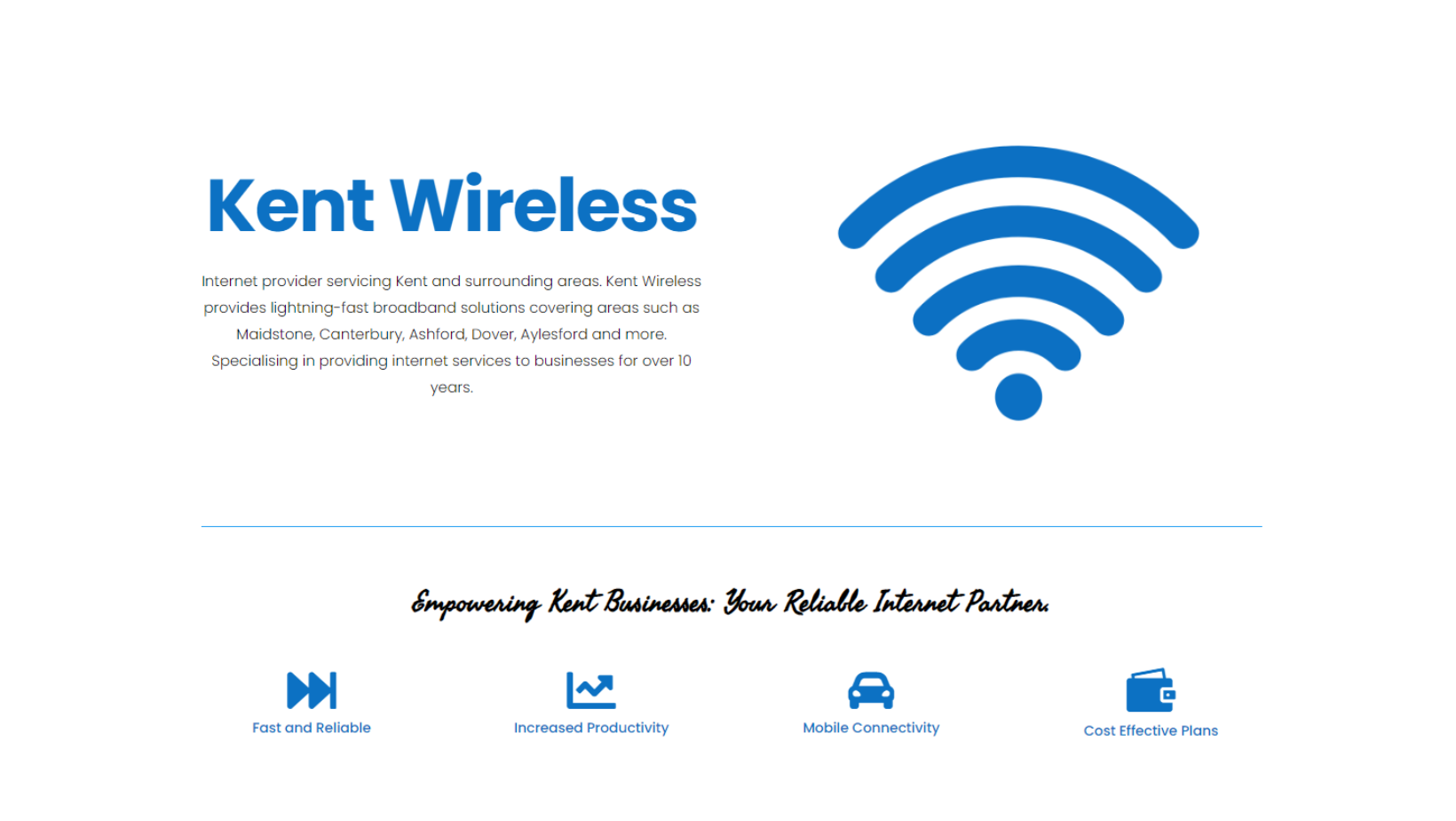 Business-grade Broadband for Kent